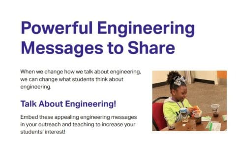 Engineering Messages to Share - DiscoverE