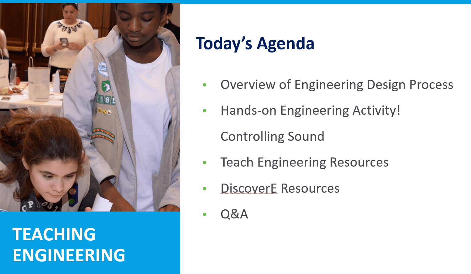 DiscoverE Slides: Teaching Engineering - DiscoverE